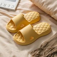 China Summer indoor couple slippers bathroom waterproof non-slip sandals simple and comfortable thick-soled slippers for sale