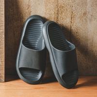 China Wholesale custom solid color couple sandals summer home bathroom non-slip wear-resistant soft-soled slippers for sale