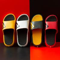 China Fashion trend couple slippers for summer wear shock absorption wear-resistant non-slip increased sandals for sale