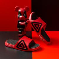 China Fashion trend couple slippers for summer wear shock absorption wear-resistant non-slip increased sandals for sale