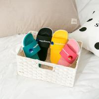 China Summer new home fashion couple sandals home bathing non-slip shock absorption color matching slippers for sale