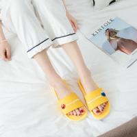 China Summer new home fashion couple sandals home bathing non-slip shock absorption color matching slippers for sale