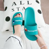 China Summer new home fashion couple sandals home bathing non-slip shock absorption color matching slippers for sale