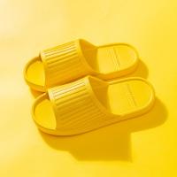 China New Design Men Comfortable EVA Non-slip Candy color High Quality Slipper women Bathroom Summer solid color Durable sandal for sale
