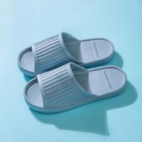 China New Design Men Comfortable EVA Non-slip Candy color High Quality Slipper women Bathroom Summer solid color Durable sandal for sale