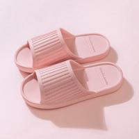 China New Design Men Comfortable EVA Non-slip Candy color High Quality Slipper women Bathroom Summer solid color Durable sandal for sale
