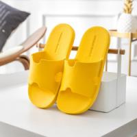 China Hot selling new style solid color home bathroom couple sandals and slippers summer non-slip mute home shoes for sale
