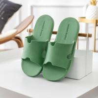 China Hot selling new style solid color home bathroom couple sandals and slippers summer non-slip mute home shoes for sale