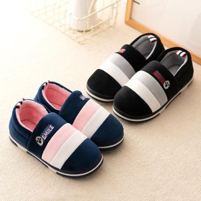 China Custom new design all-inclusive heel slippers winter warm non-slip thick bottom household shoes for men and women for sale