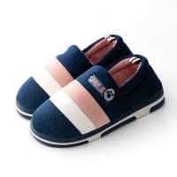 China Custom new design all-inclusive heel slippers winter warm non-slip thick bottom household shoes for men and women for sale
