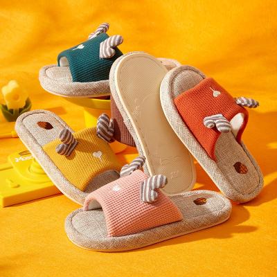 China Factory supply summer cute elk antlers cartoon children slippers comfortable home shoes for boys and girls for sale
