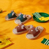 China Factory supply summer cute elk antlers cartoon children slippers comfortable home shoes for boys and girls for sale