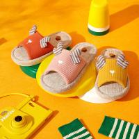 China Factory supply summer cute elk antlers cartoon children slippers comfortable home shoes for boys and girls for sale