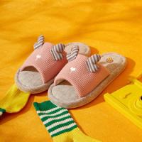 China Factory supply summer cute elk antlers cartoon children slippers comfortable home shoes for boys and girls for sale