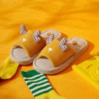 China Factory supply summer cute elk antlers cartoon children slippers comfortable home shoes for boys and girls for sale