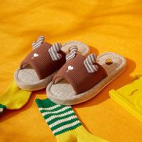 China Factory supply summer cute elk antlers cartoon children slippers comfortable home shoes for boys and girls for sale