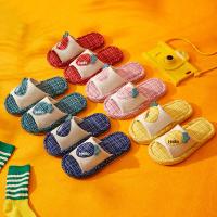 China Slippers for boys and girls summer cute fruit children home cartoon breathable slippers wholesale in stock lining shoes for sale