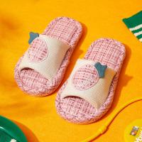 China Slippers for boys and girls summer cute fruit children home cartoon breathable slippers wholesale in stock lining shoes for sale