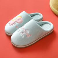 China 2021 new design children slippers for girls and boys non-slip warm indoor cartoon dinosaur cute home shoes winter for sale