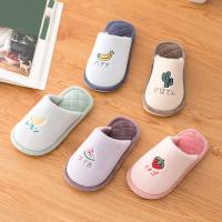 China Autumn winter children slippers for boys and girls cartoon soft bottom non-slip home cute bedroom shoes in stock for sale