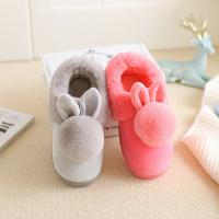China Wholesale high quality Children bedroom slippers winter girls non-slip soft plush baby home indoor shoes in stock for sale