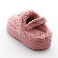 China 2021 new children cartoon Leisure rabbit slippers baby winter soft plush indoor non-slip home shoes with best price for sale