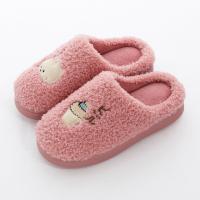 China 2021 new children cartoon Leisure rabbit slippers baby winter soft plush indoor non-slip home shoes with best price for sale