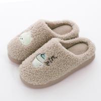 China 2021 new children cartoon Leisure rabbit slippers baby winter soft plush indoor non-slip home shoes with best price for sale