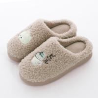 China 2021 new children cartoon Leisure rabbit slippers baby winter soft plush indoor non-slip home shoes with best price for sale