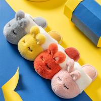China Autumn and winter factory price Girls cheap bedroom slippers thick bottom non-slip Children household shoes for sale