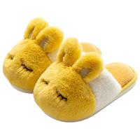 China Autumn and winter factory price Girls cheap bedroom slippers thick bottom non-slip Children household shoes for sale
