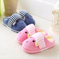 China New design cute cartoon children slippers warm winter home for men and women indoor non-slip baby bedroom shoes for sale