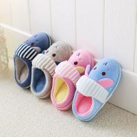 China New design cute cartoon children slippers warm winter home for men and women indoor non-slip baby bedroom shoes for sale