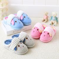 China New design cute cartoon children slippers warm winter home for men and women indoor non-slip baby bedroom shoes for sale