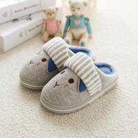 China New design cute cartoon children slippers warm winter home for men and women indoor non-slip baby bedroom shoes for sale