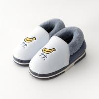 China Children home cartoon fruit slippers for boys and girls indoor soft sole non-slip warm cheap bedroom shoes in stock for sale