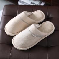 China New product home slippers women thin non-slip autumn and winter warm soft bottom Japanese couple indoor shoes for sale