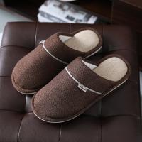 China New product home slippers women thin non-slip autumn and winter warm soft bottom Japanese couple indoor shoes for sale