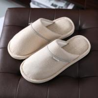 China New product home slippers women thin non-slip autumn and winter warm soft bottom Japanese couple indoor shoes for sale