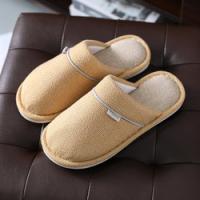 China New product home slippers women thin non-slip autumn and winter warm soft bottom Japanese couple indoor shoes for sale