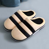 China 2021 new design non-slip home indoor shoes wholesale warm couple soft plush autumn and winter ladies slippers for sale