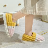 China New product all-inclusive slippers women warm indoor home daily use couple winter thick bottom plush bedroom shoes for sale
