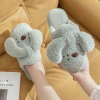 China Cheap bedroom slippers 2021 new female cute warm wholesale indoor and outdoor non-slip couple household shoes for sale
