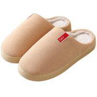 China 2021 custom candy color slippers female winter warm couple wholesale non-slip home indoor shoes in stock for sale