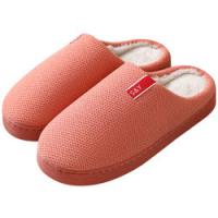 China 2021 custom candy color slippers female winter warm couple wholesale non-slip home indoor shoes in stock for sale