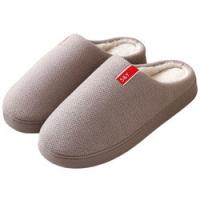 China 2021 custom candy color slippers female winter warm couple wholesale non-slip home indoor shoes in stock for sale