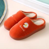 China 2021 hot sale product warm bedroom shoes winter indoor non-slip home couple leisure slippers ladies wholesale for sale
