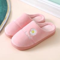 China 2021 hot sale product warm bedroom shoes winter indoor non-slip home couple leisure slippers ladies wholesale for sale