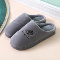 China 2021 hot sale product warm bedroom shoes winter indoor non-slip home couple leisure slippers ladies wholesale for sale