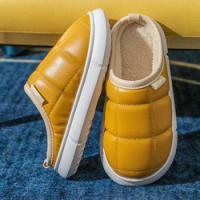 China Slippers winter ladies simple grid style hot sale high quality warm comfortable home shoes supplier for sale